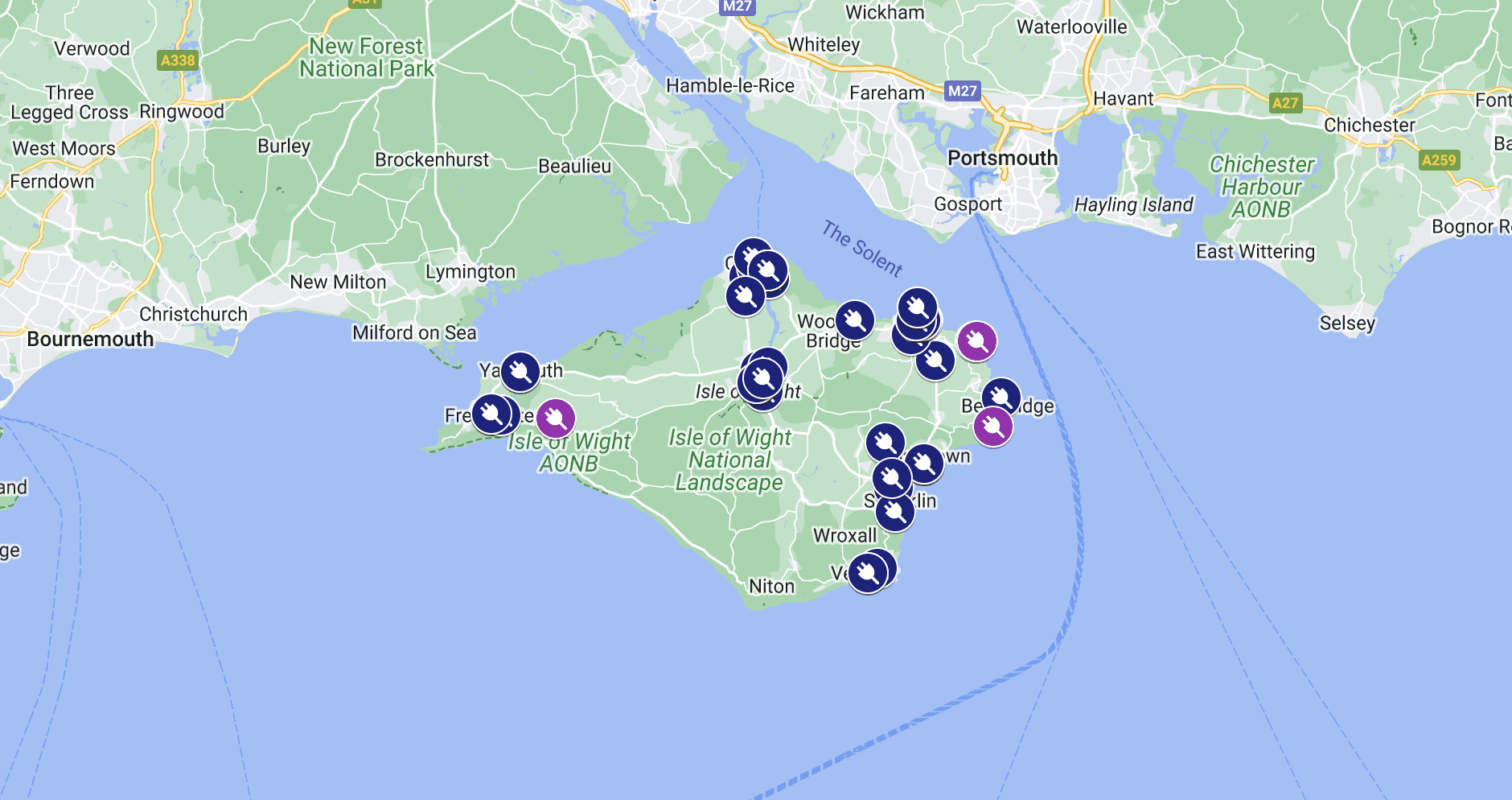 Isle of Wight Charge Points | Vehicle Consulting Solent